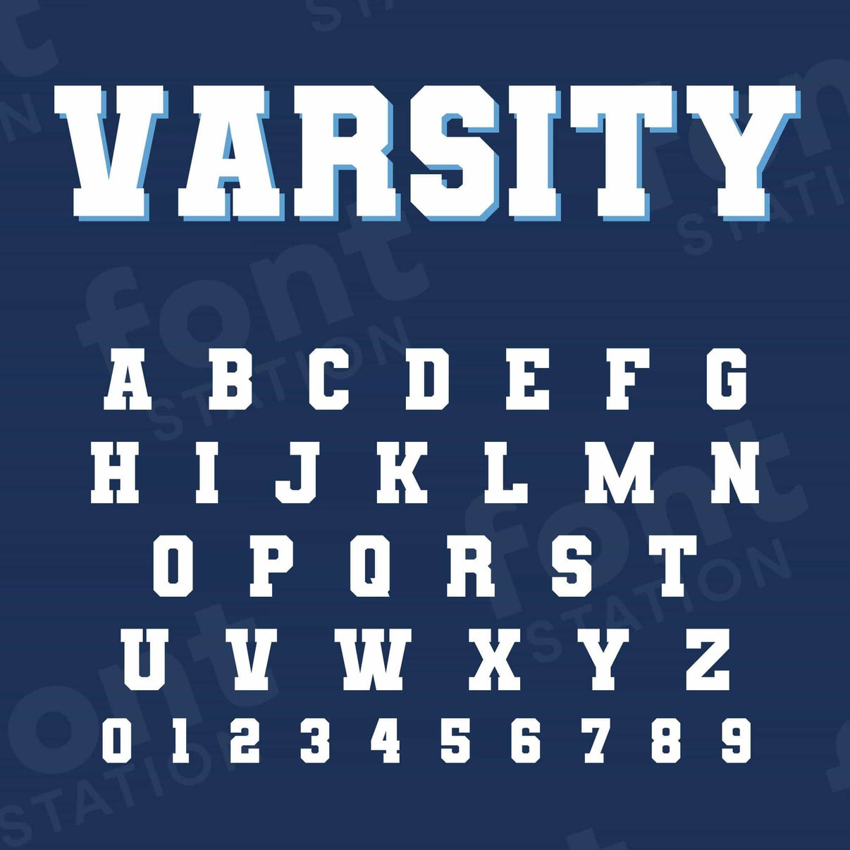 Varsity Sports Font – FontStation